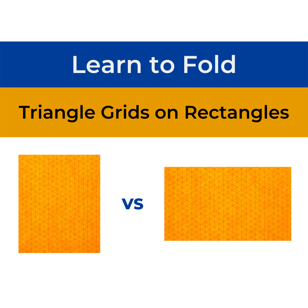 Triangle Grids on Rectangles – Gathering Folds