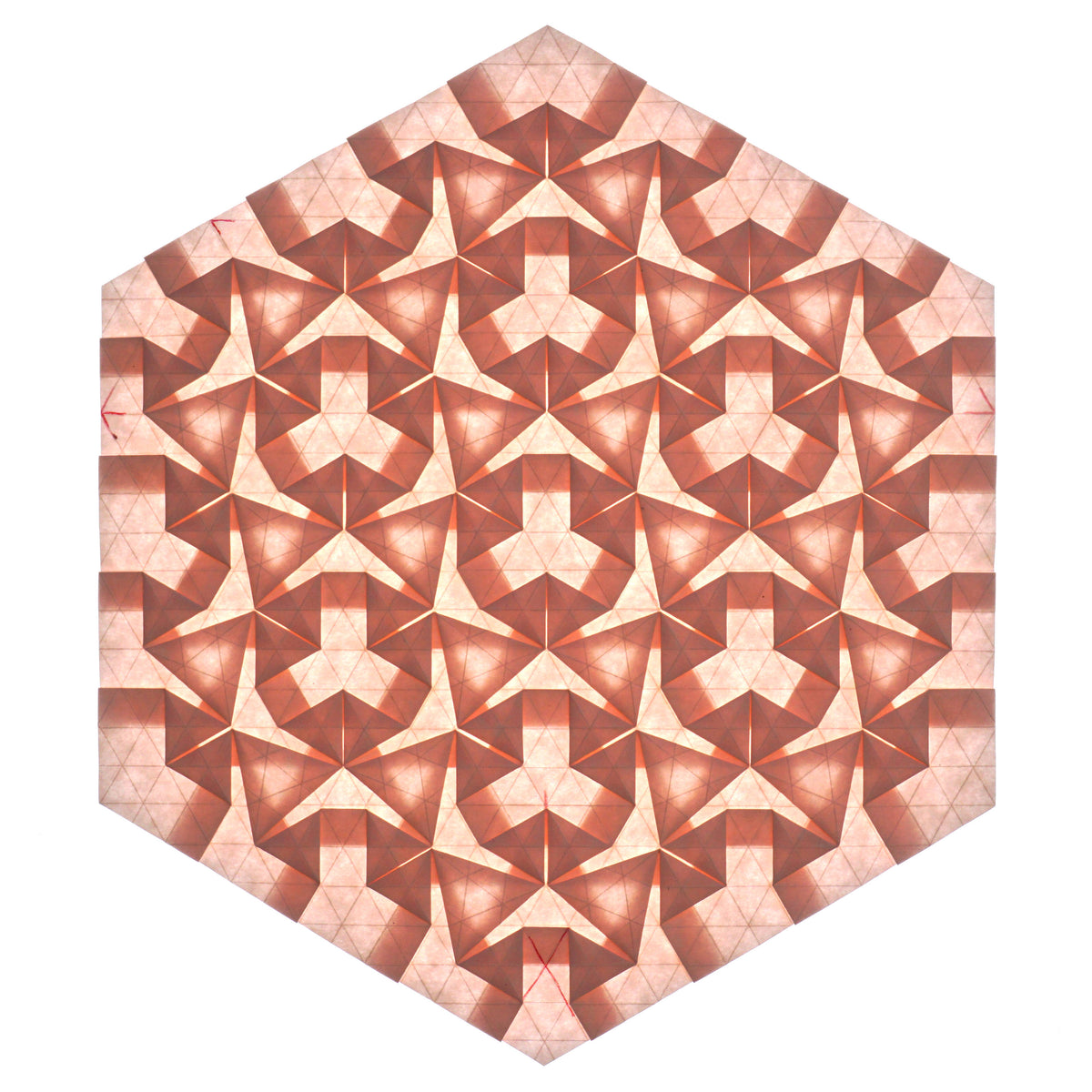 Triangle-centered grids on hexagons – Gathering Folds