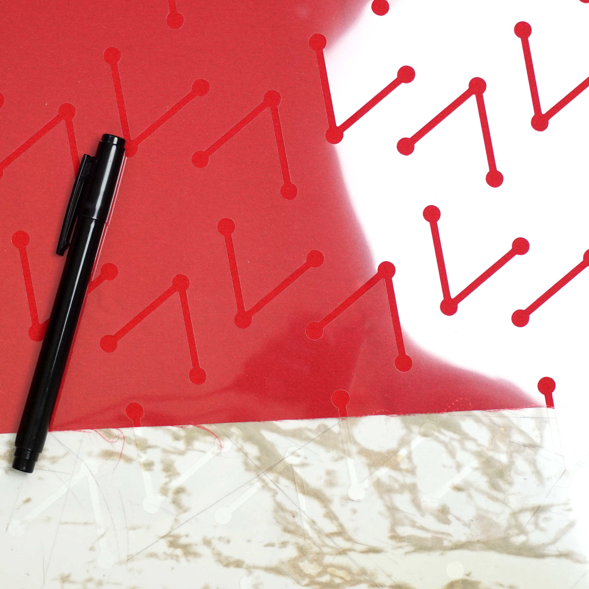 Half-Adjacent Triangles Physical Smocking Templates – Gathering Folds