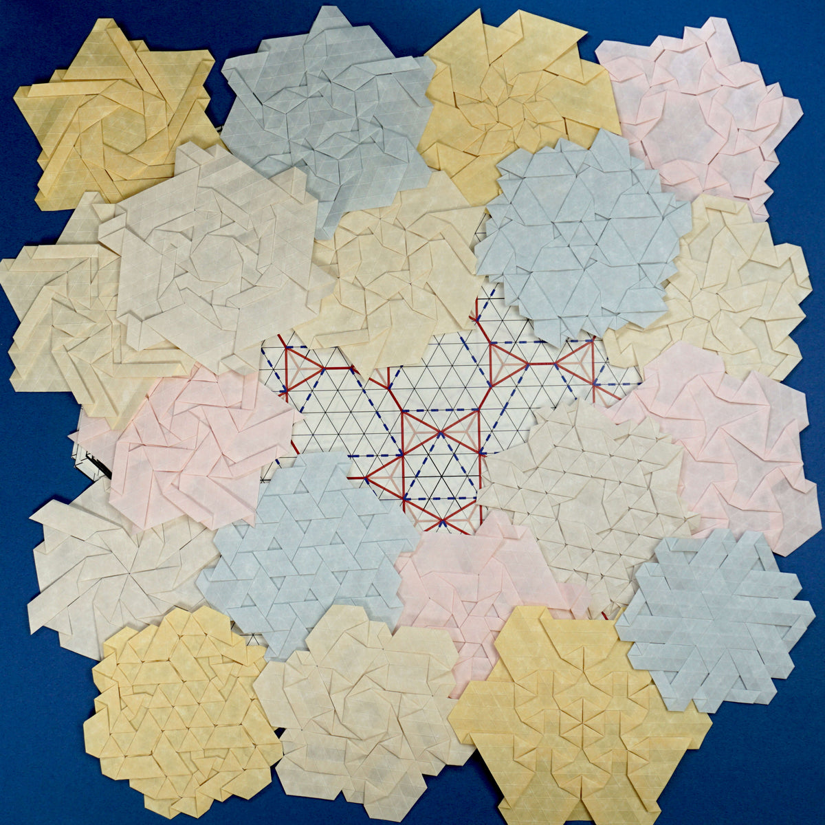 Advent of Tess 2025 Crease Pattern Print Pack, 5 inch edges – Gathering ...